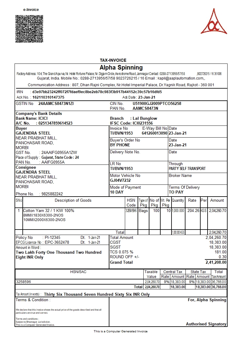 AAPL - Tally Customization (TDL), Tally Invoice Format, Tally Data with ...